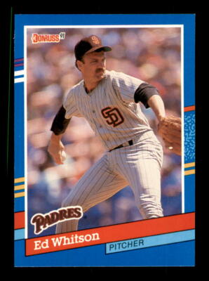1991 BASEBALL 1991 Donruss Ed Whitson San Diego Padres #186 1 | eBay