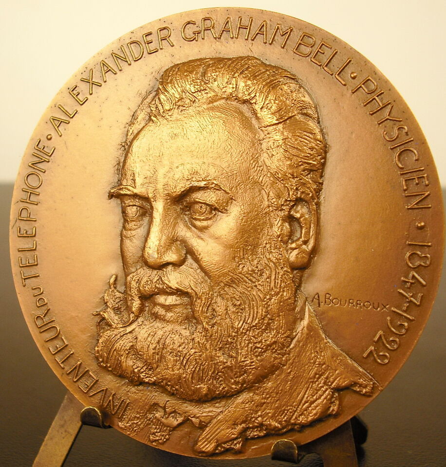Medal 1978 Nventeur Of Phone Alexander Graham Bell Phone Inventor Medal ...