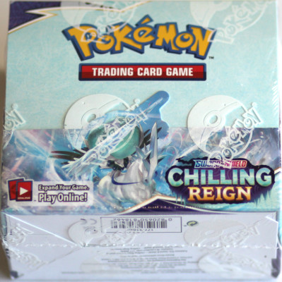 1 Pokemon SWSH Chilling Reign Booster Box Sealed Case Fresh! Trusted ...