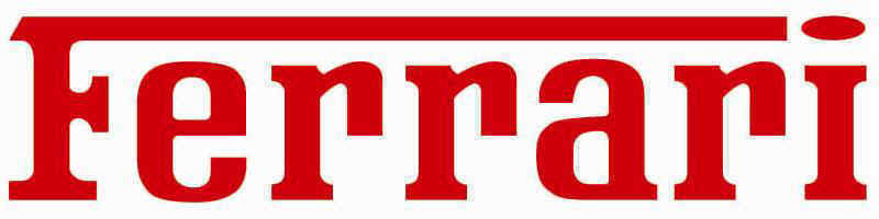 Ferrari Text Logo