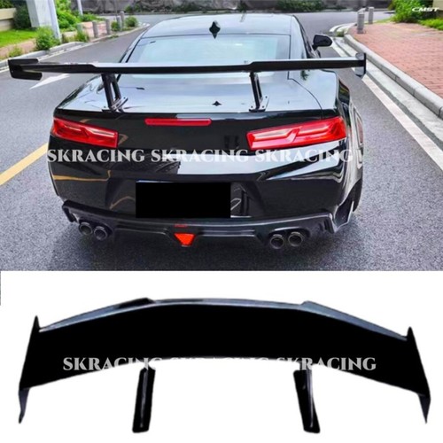 For 16-19 Chevrolet Camaro GT ZL1 1LE SS RS Glossy black Rear Trunk ...