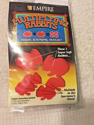 magic sponge multiplying rabbits new | eBay
