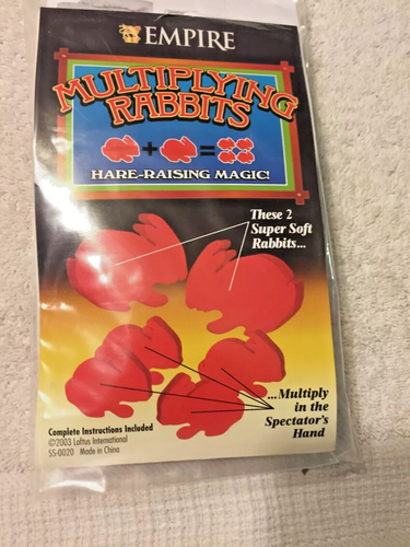 magic sponge multiplying rabbits new | eBay