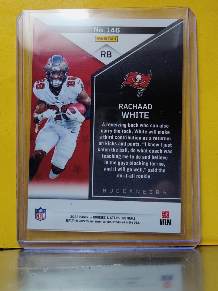 RACHAAD WHITE RC 2022 Panini Rookies and Stars Red Parallel #146 Rookie ...