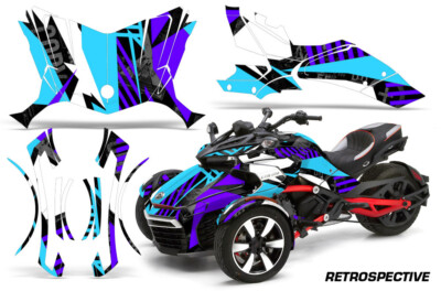 Roadster Graphics Decals Stickers For Can-Am Spyder F3-S RETROSPECTIVE ...