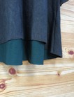 BNWT COS Dark Grey Wool Green Lined Long Sleeve Tunic Dress - Size XS ...
