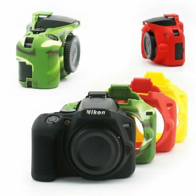 Soft Silicone Camera Case Body Cover Rubber Skin Bag for Nikon D3500 ...