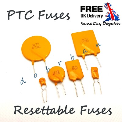 TYCO PTC Resettable Fuse Automatic Recovery Polyfuse Polyswitch ...