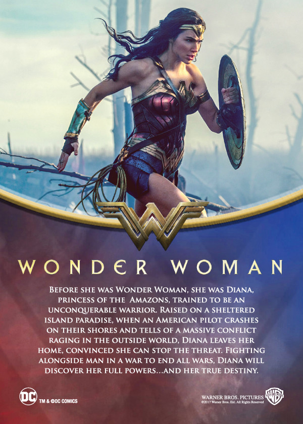 WONDER WOMAN Movie - Promo Card 6 - Gal Gadot | eBay