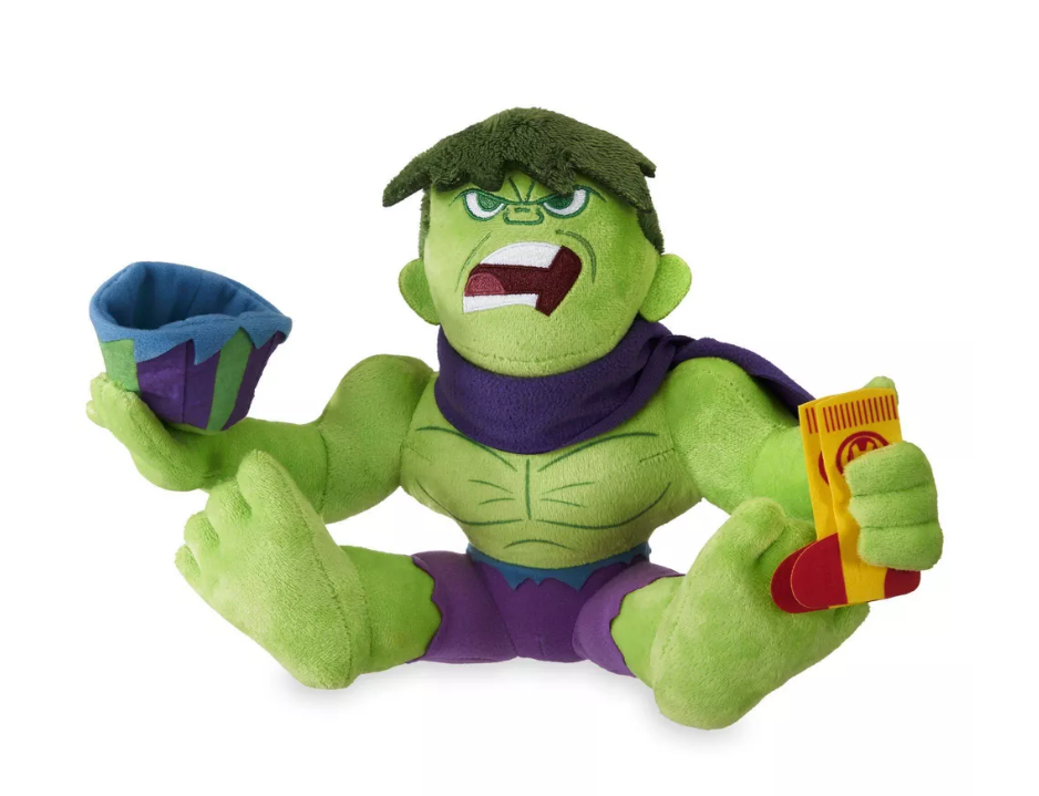 Marvel Disney Holiday Hulk Plush Doll with Iron Man Stockings 9" x 13 ...