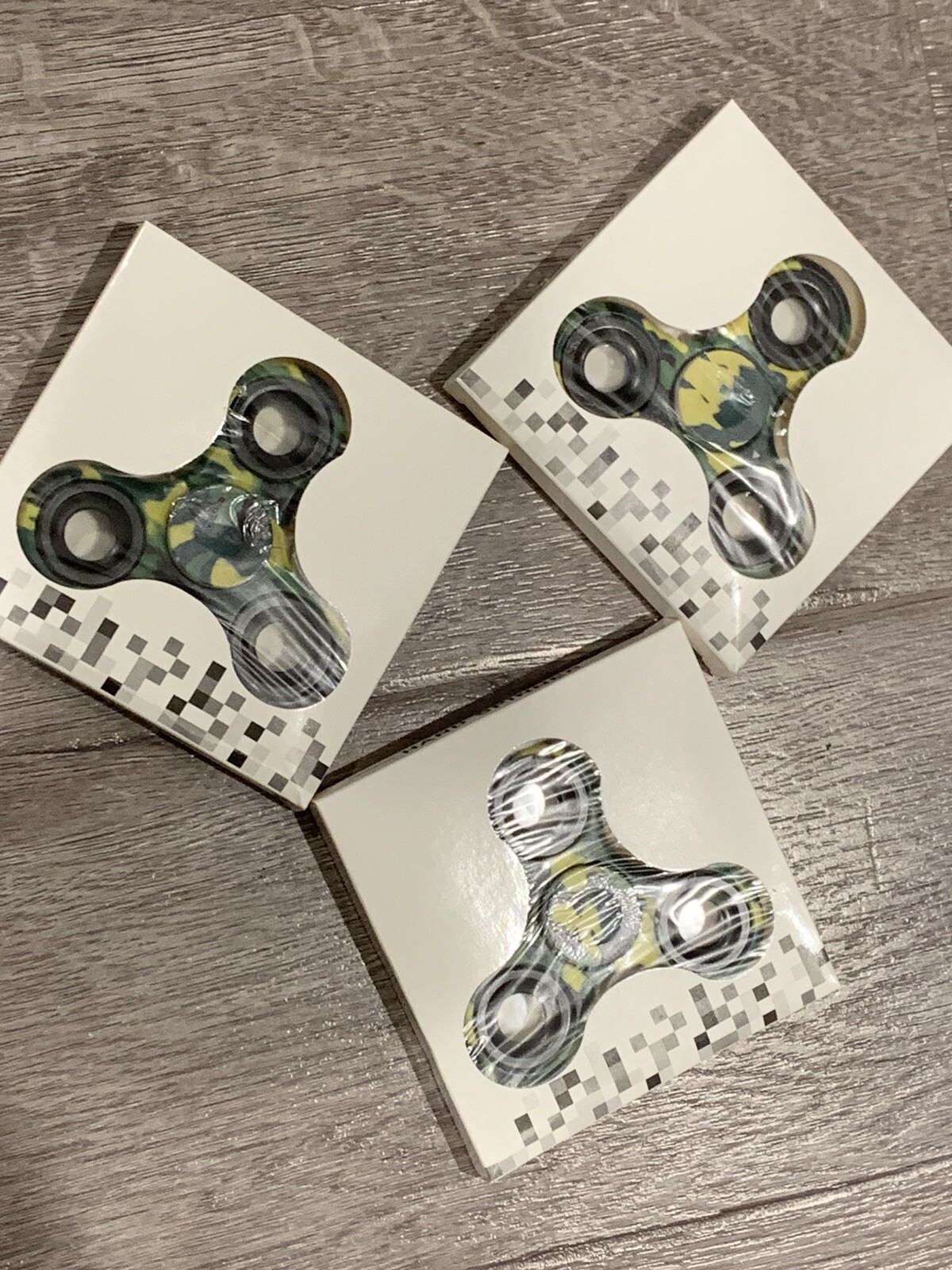 6x Camo Army Fidget Spinner anxiety toys Hand Spinner Finger, Party ...