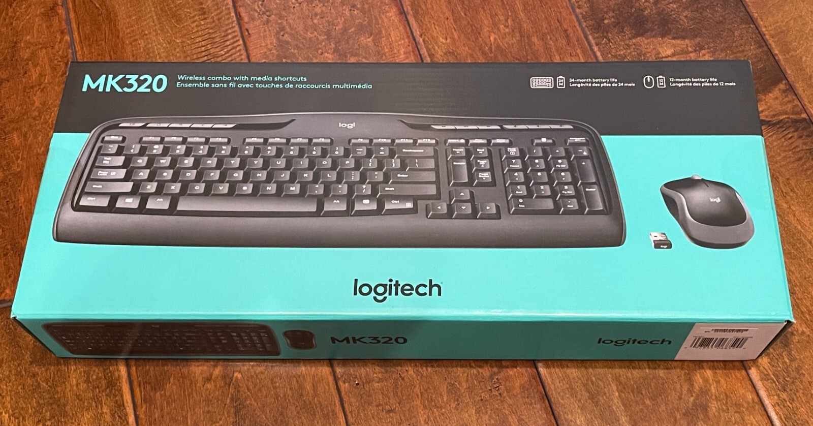 Logitech Wireless Desktop MK320 Cordless Keyboard & Mouse New In Box ...