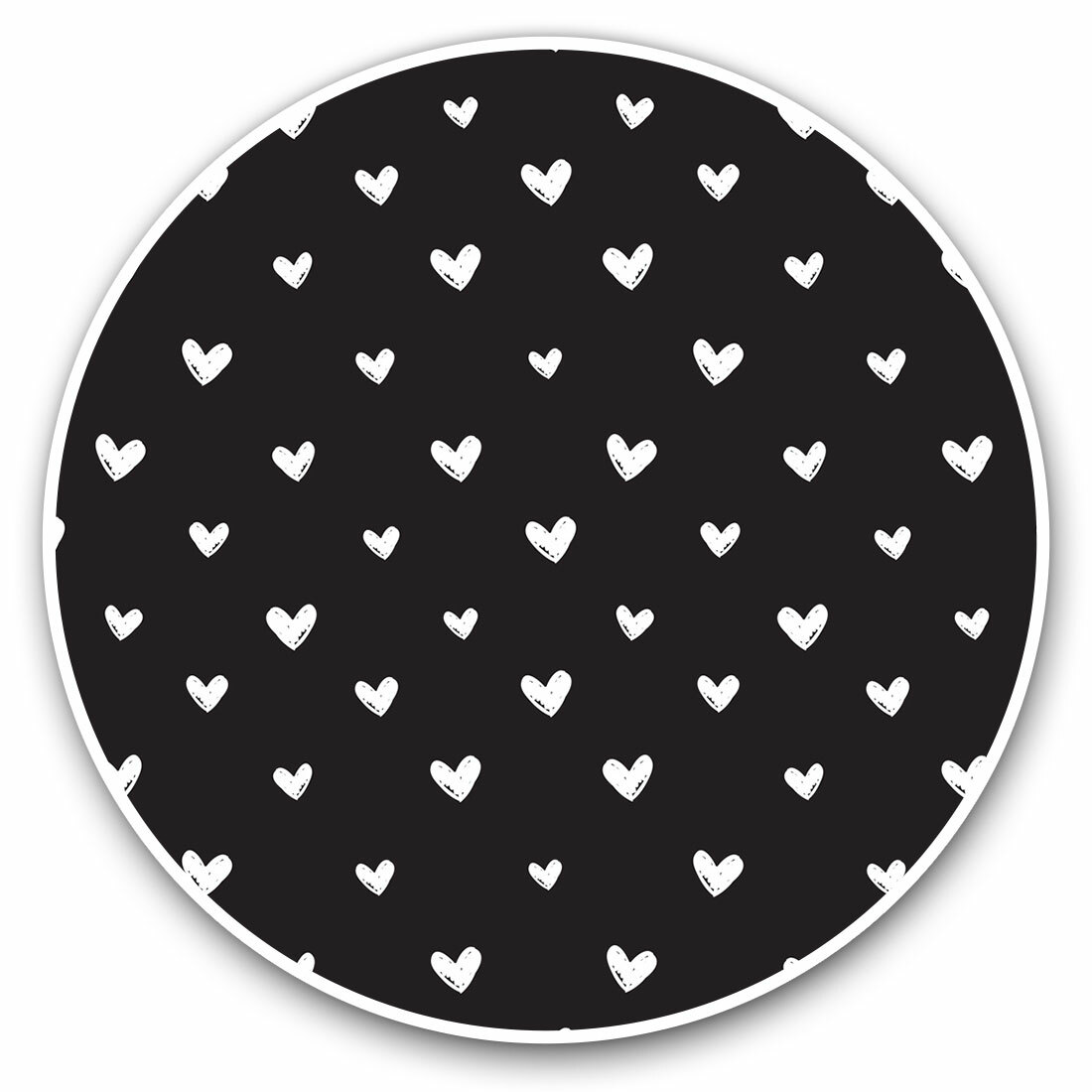 2 x Vinyl Stickers 25cm - Cute Tiny Love Hearts Pretty Cool Gift #2599 ...