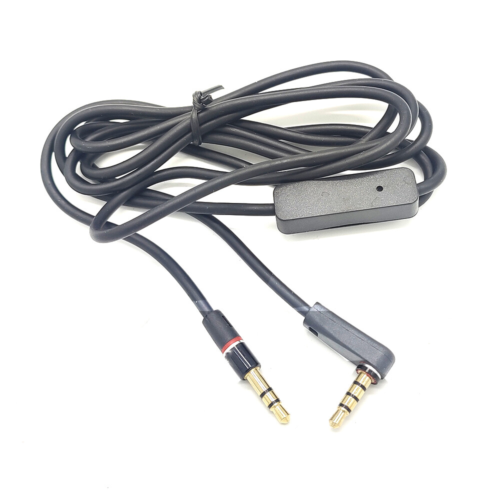 3.5mm Audio Cable Lead Cord w MIC For Jawbone Over-the-Ear Headphone ...