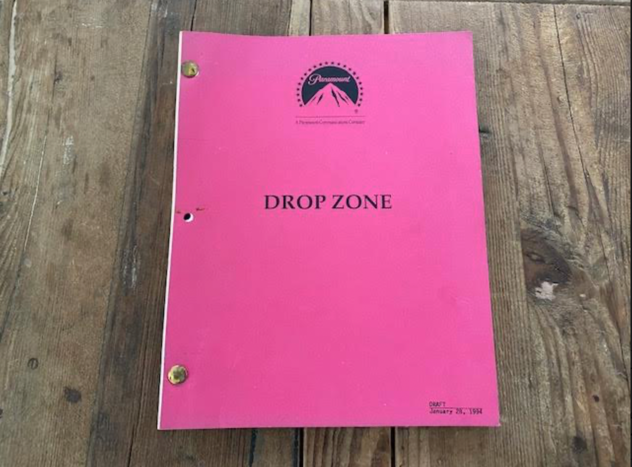 DROP ZONE / Peter Barsocchini 1994 Screenplay, Wesley Snipes & Gary ...