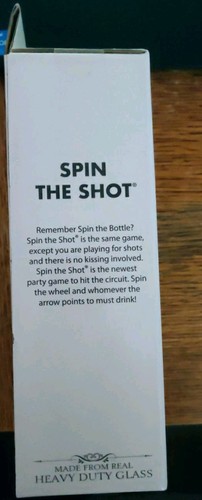 Spin The Shot: Spinning Shot Glass Game With ShotGlass Brand New L@@K ...