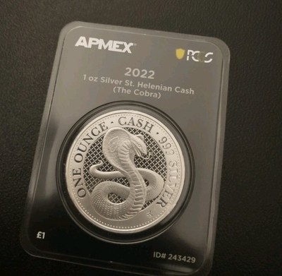 2022 1 Oz 999 Silver Cobra Helenian First Strike Mint Direct Only 7500 ...
