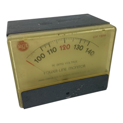 Vintage RCA Radio WV 120a Electric Power Line Voltage Monitor Tested ...