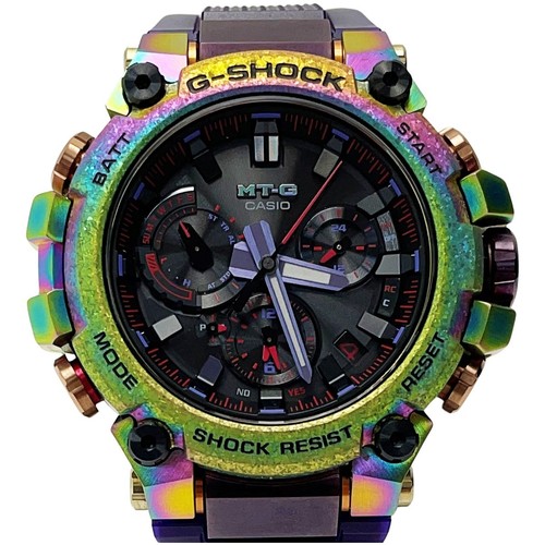 Casio G-Shock Mtg-B3000Prb-1Ajr Radio Solar Aurora Oval Men'S Watch Box ...