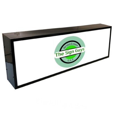 Lit Cabinet Sign 4ftx6ft, Business sign, Box sign, aluminum and steel ...