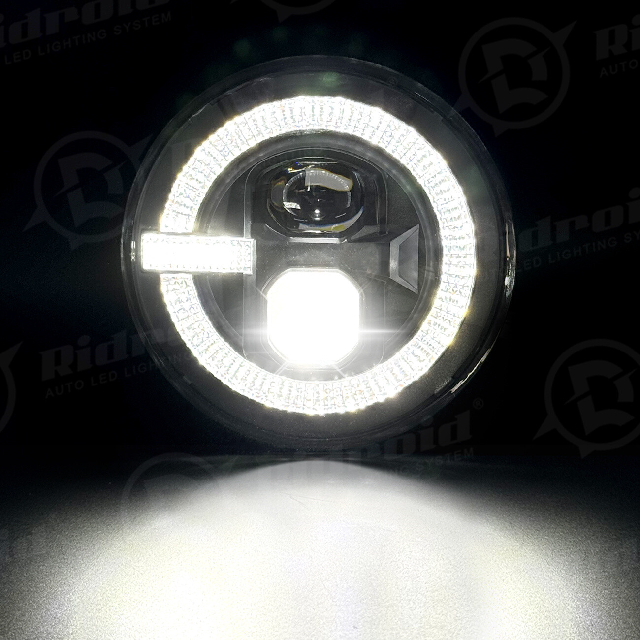 Pair 7inch Round Led Headlights For TOYOTA LAND CRUISER FJ40 FJ60 J80 ...