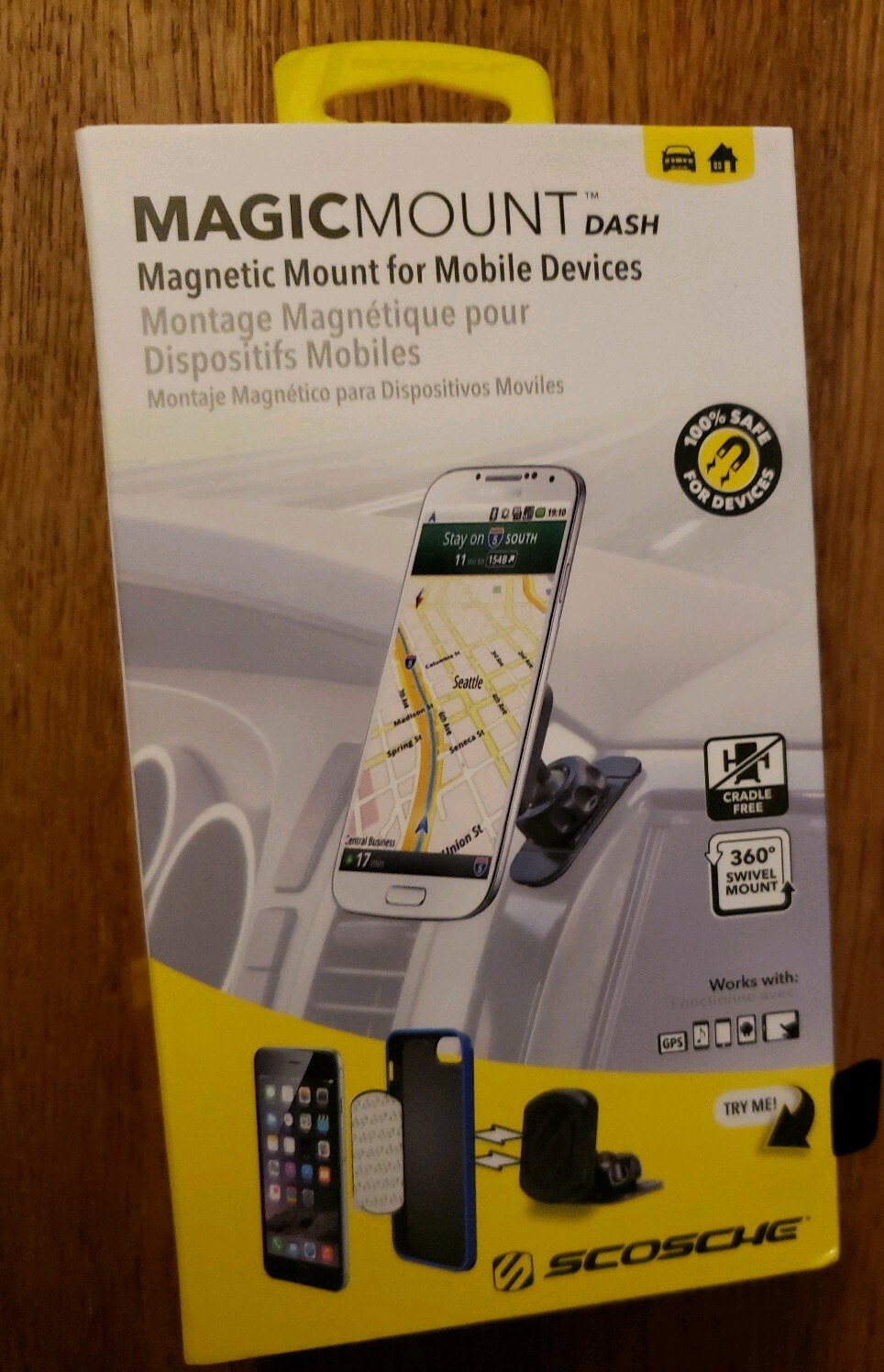 Scosche Magic Mount Vent Magnetic Mount Mobile Devices Car Truck Dash J ...