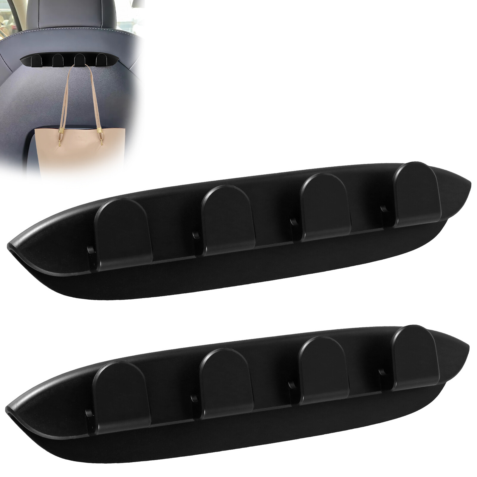 2Pcs Seat Back Hook Compatible Model 3 2017-2023 Model Y 2020-2023 ...