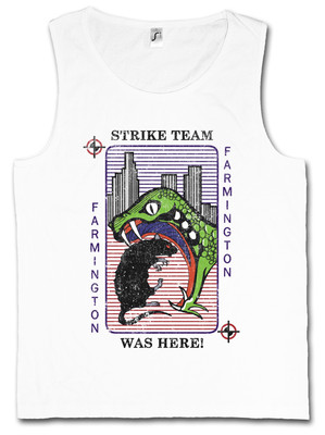 FARMINGTON STRIKE TEAM CARD TANK TOP FITNESS Sutter Vic Mackey Snake ...