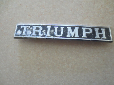 Original Triumph Herald car metal badge // emblem - -- --- | eBay