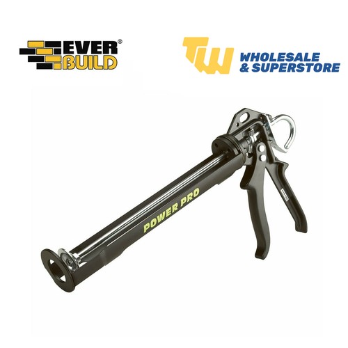 Everbuild SGNEWPOWER Power Pro Sealant Gun 400ml Silicone Mastic ...