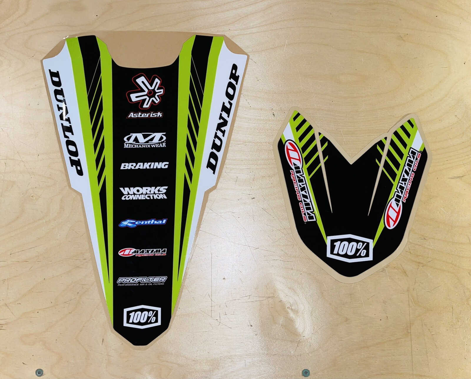 2016 -2020 KAWASAKI KX250F 17-20 KX450 16-18 FRONT & REAR FENDER ...
