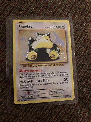 Pokemon TCG Snorlax XY179 Holo Rare Black Star Promo | eBay