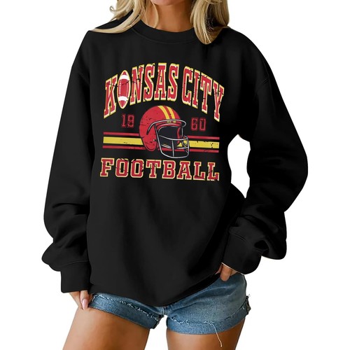 Football Sweatshirts Women Game Day Sweatshirt Game Day Fan Gift Long ...