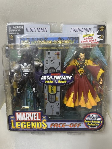 Marvel Legends Face Off Iron Man vs. Mandarin Action Figures 2006 Toy ...