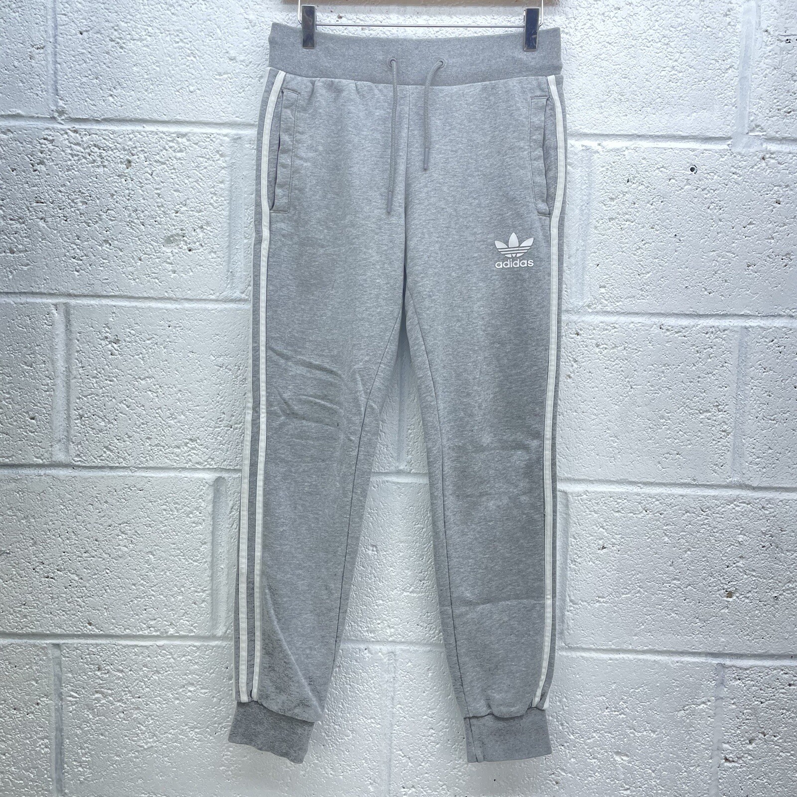 ADIDAS ORIGINALS GREY SWEATPANTS JOGGERS TRACKSUIT BO… - Gem