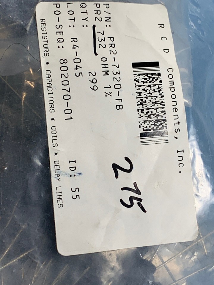 10x RCD PR2 732ohm 1% 2W Resistor New Ships Free | eBay