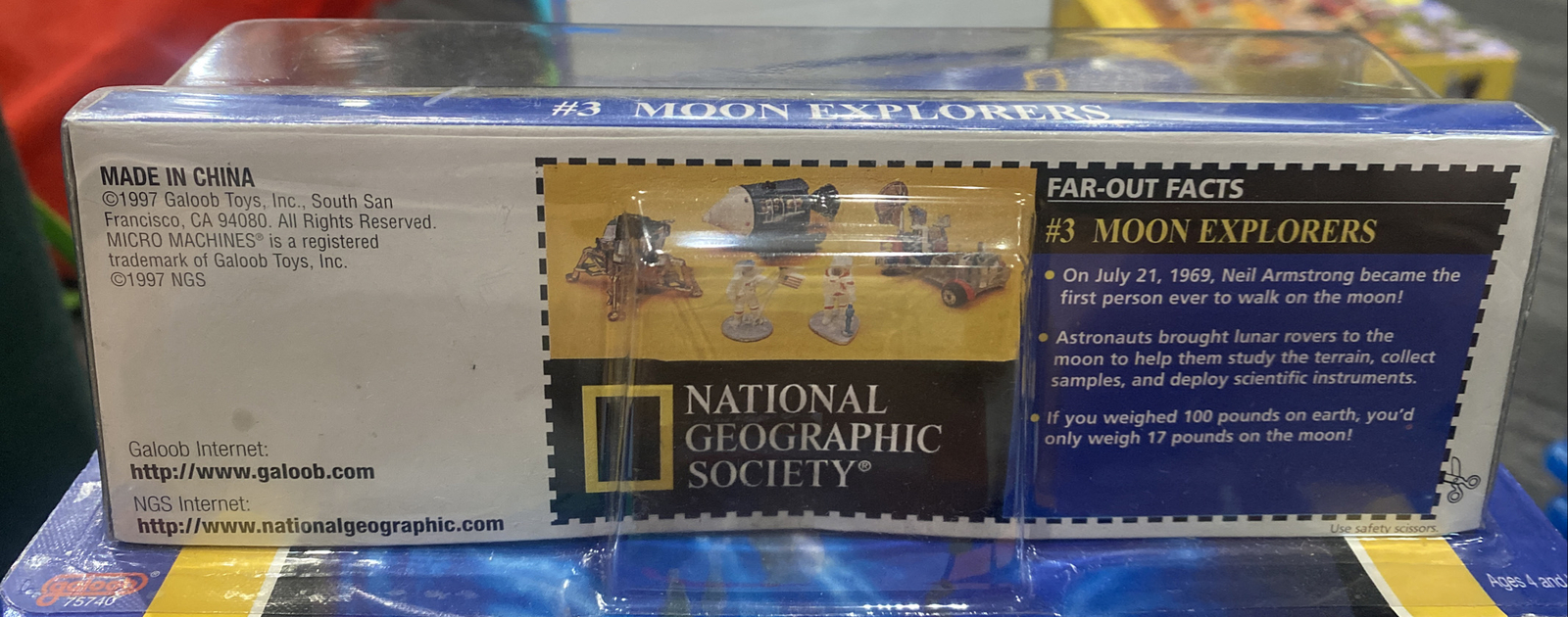 Micro Machines National Geographic Collection #3 Moon Explorers 1997 ...
