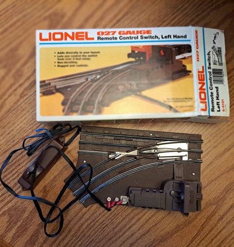 lionel remote control switch # 6-5121 Left Hand | eBay
