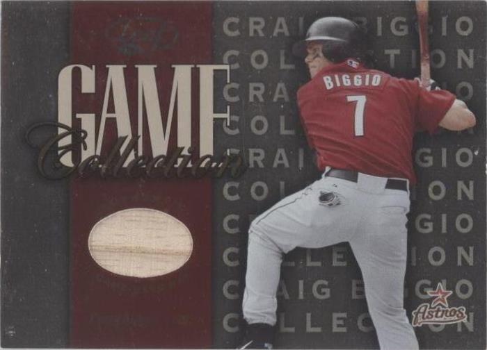 2002 Leaf - Game Collection Bat Craig Biggio #CBI-B (MEM) for sale ...