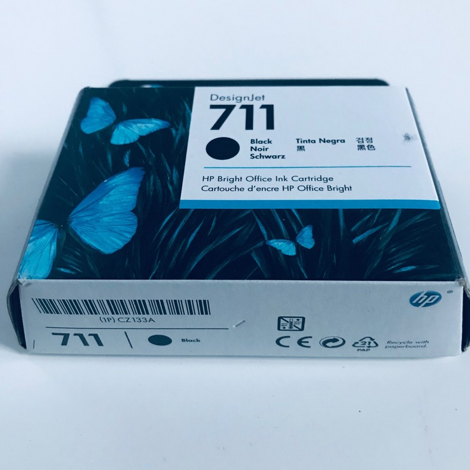 7/2025 Genuine HP 711 80-ml Black DesignJet Ink Cartridge CZ133A OEM ...