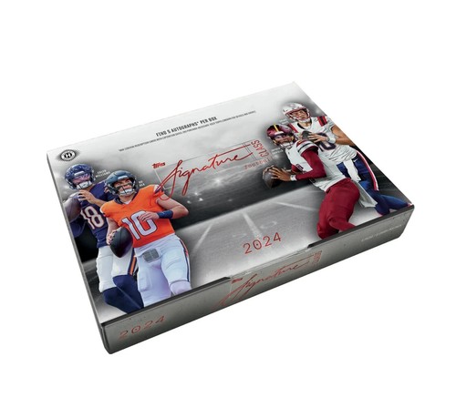 2024 Topps Signature Class Football - Hobby Box - 5 Autos Per Box -In ...
