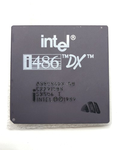 Intel 486 DX 50MHZ A80486DX SX546 i486 CPU Processor Vintage Rare DX50 ...