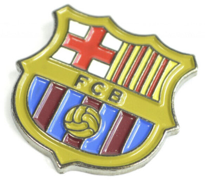 Barcelona Crest Pin Badge Official Merchandise FCB Barca Football Club ...