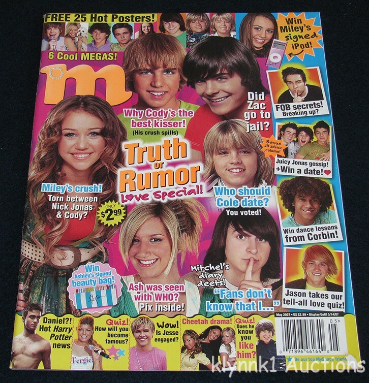 M Magazine May 2007 Cody Linley Miley Ashley Tisdale Mitchel Musso Zac ...