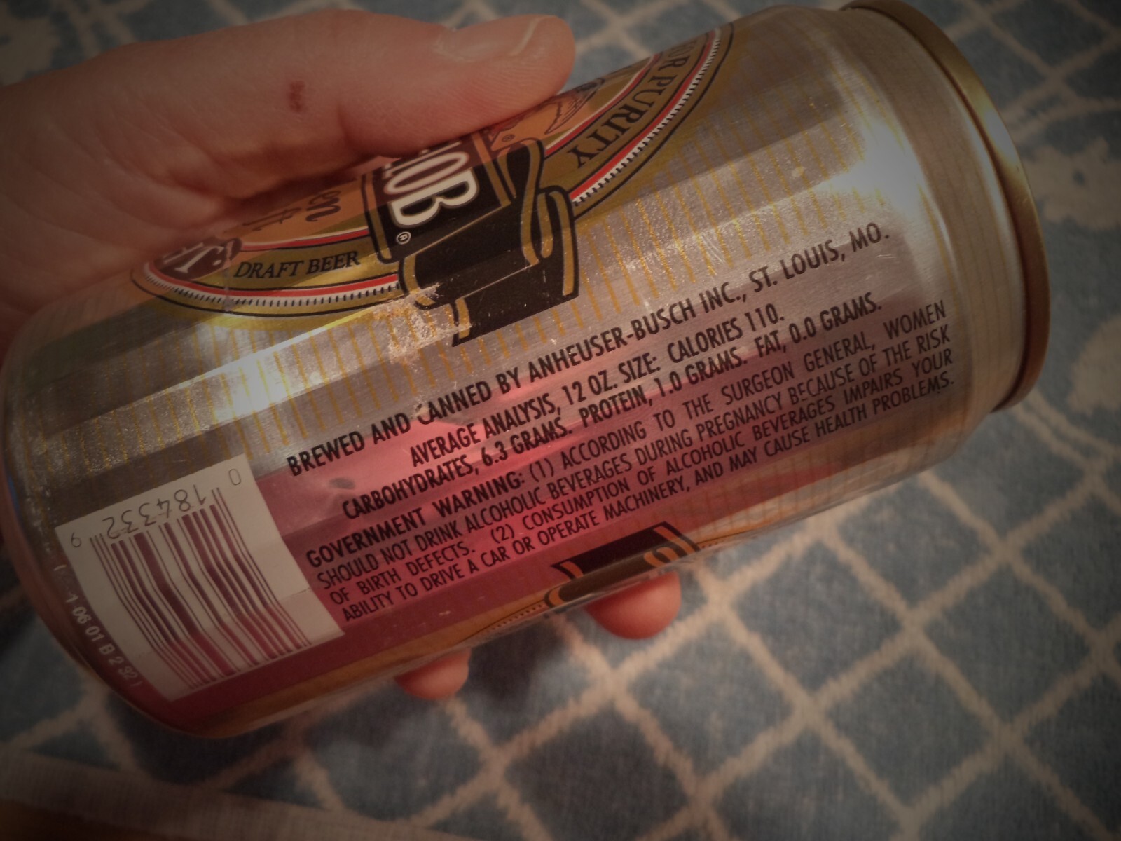 MICHELOB BEER GOLDEN DRAFT LIGHT 12 OZ ALUMINUM BEER CAN ANHEUSER BUSCH ...