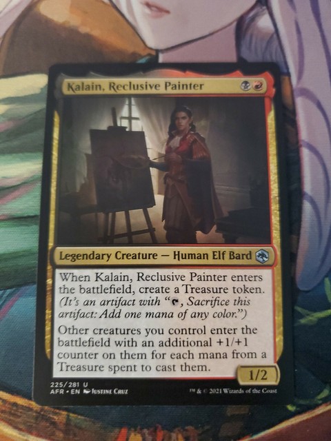 MTG Kalain, Reclusive Painter Adventures in the Forgotten Realms 225/ ...