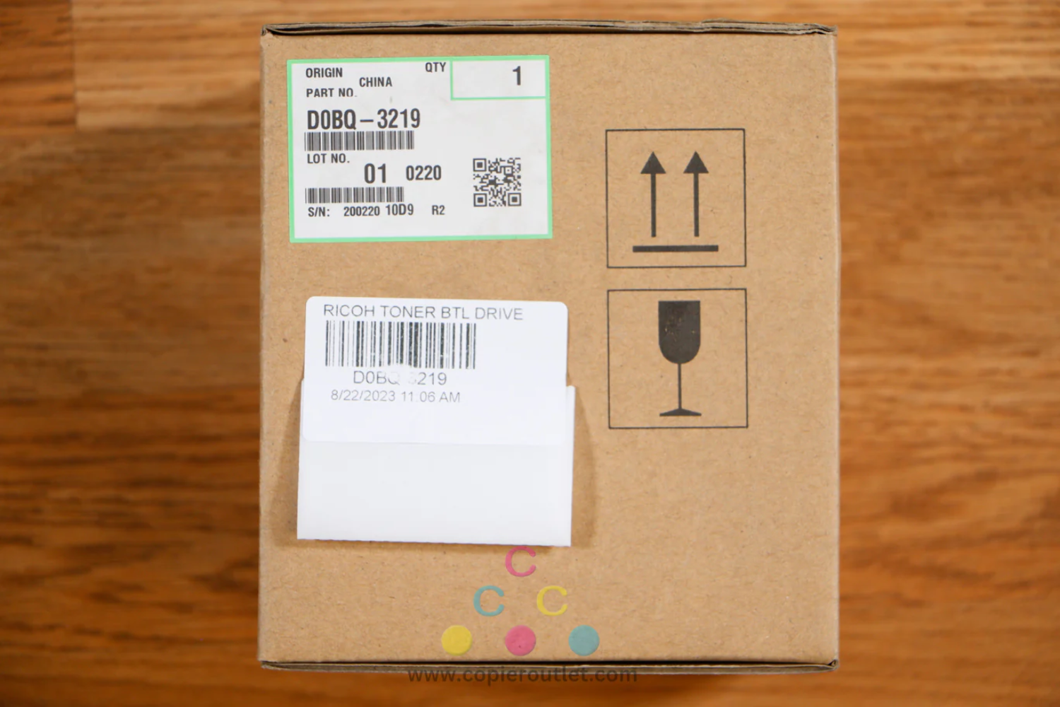 Genuine Ricoh D0BQ-3219 Toner Bottle Drive Assembly MP C2003 MP C2503 ...