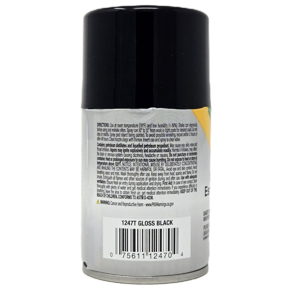 Testors Gloss Black Enamel Spray Paint 3oz 1247 | eBay