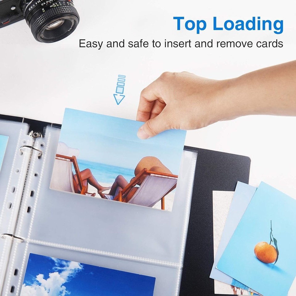 60 Pack Heavy Duty Photo Protectors 5x7 Clear Plastic Sleeves for ...