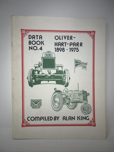 Data Book No.4 for Oliver-Hart-Parr 1898-1975 | eBay